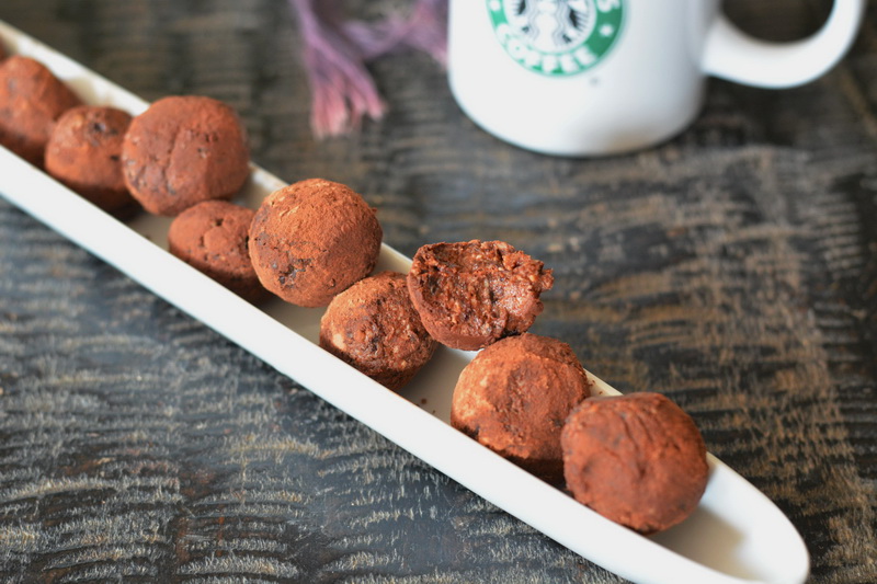 Raw choco-prune balls with walnuts - Dancing Unicorns